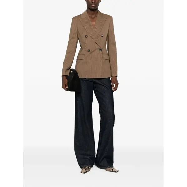 Max Mara Pinstripe Double-breasted Blazer