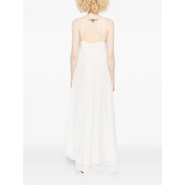 ERMANO SCERVINO Ermanno Scervino Floral Embroidered Spaghetti Strap Dress