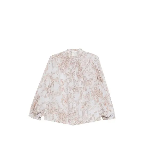 FORTE_FORTE Floral Print Cotton Shirt - Pink