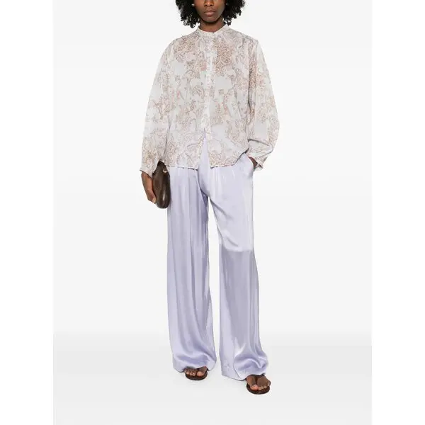 FORTE_FORTE Floral Print Cotton Shirt