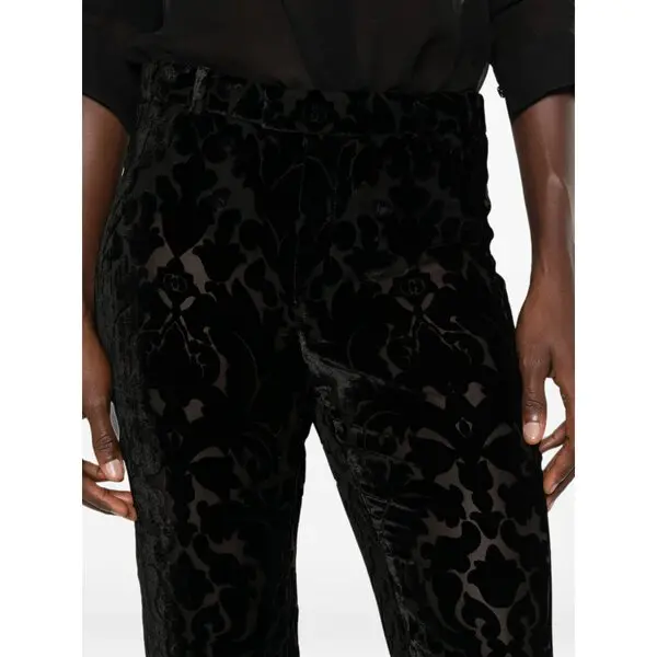 Gucci Flared Velvet Trousers