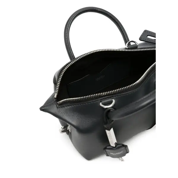 Max Mara Leather Tote Bag - Gray