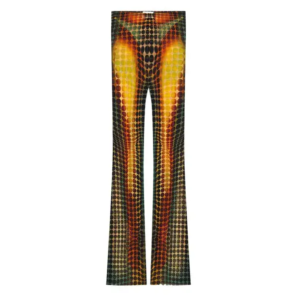JEAN PAUL GAULTIER Trousers Flared Trousers - Yellow