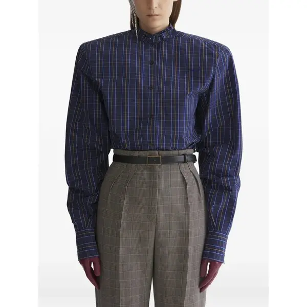 MUGLER Tops Shirts - Blue
