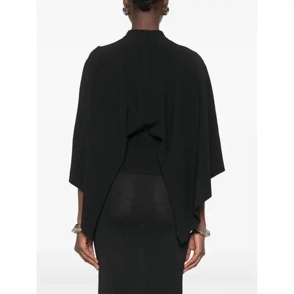 Rick Owens V-neck Short Sleeve Top