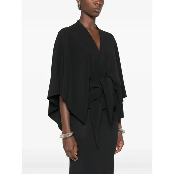 Rick Owens V-neck Short Sleeve Top