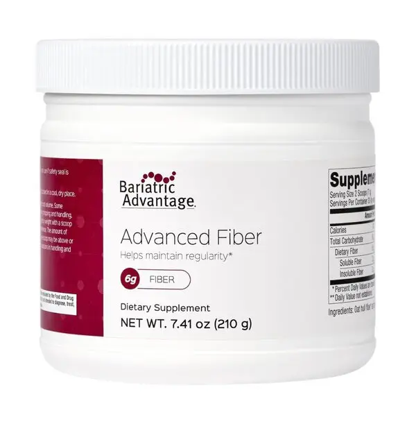BARIATRIC ADVANTAGE Advanced Fiber Powdered Formula Supports A Healthy Intestinal Environment And Aids Absorption Of Calcium - No Color