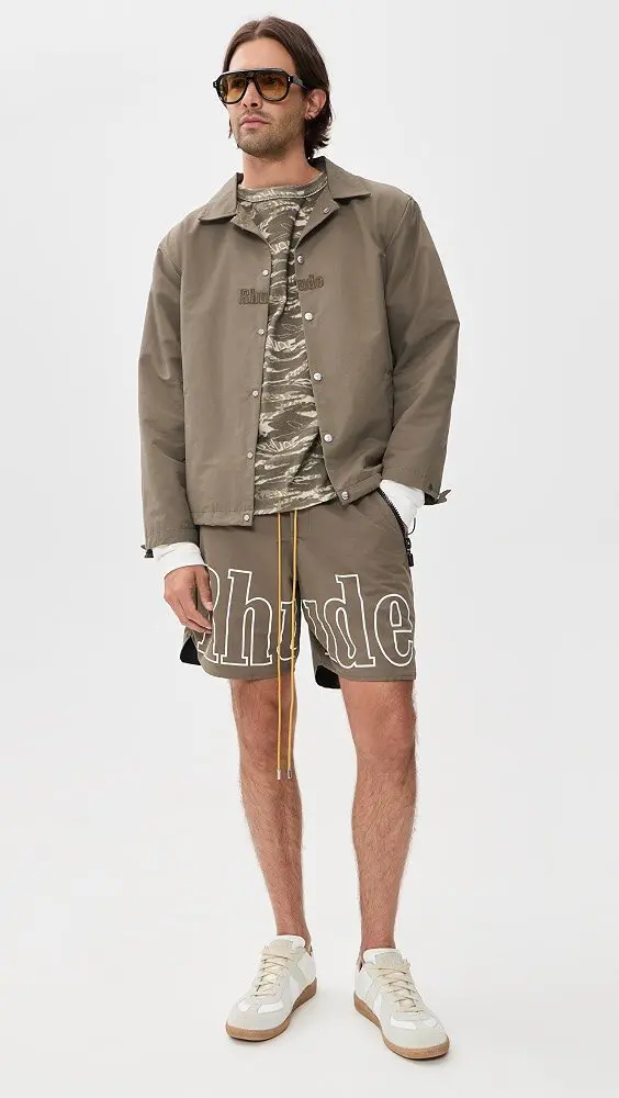 Rhude Logo Shorts 7