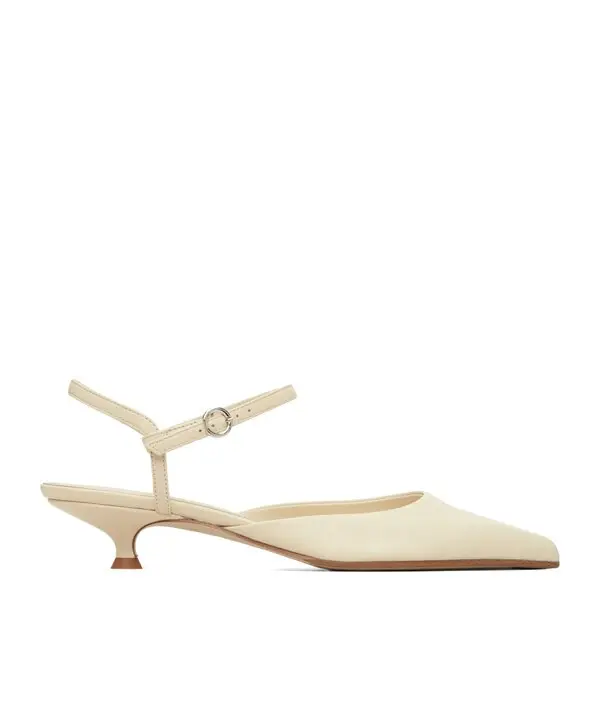 AeydĒ Colette High-heeled Sandals - Cream