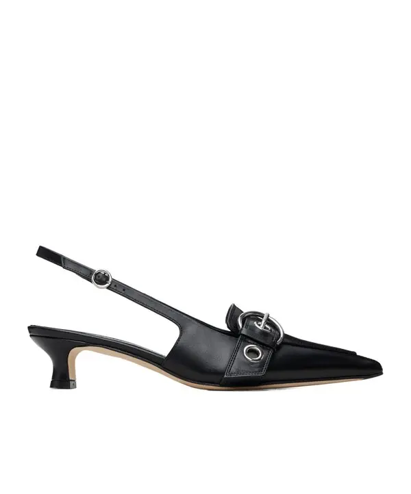 AeydĒ Davina Openwork Slingback High-heeled Sandals