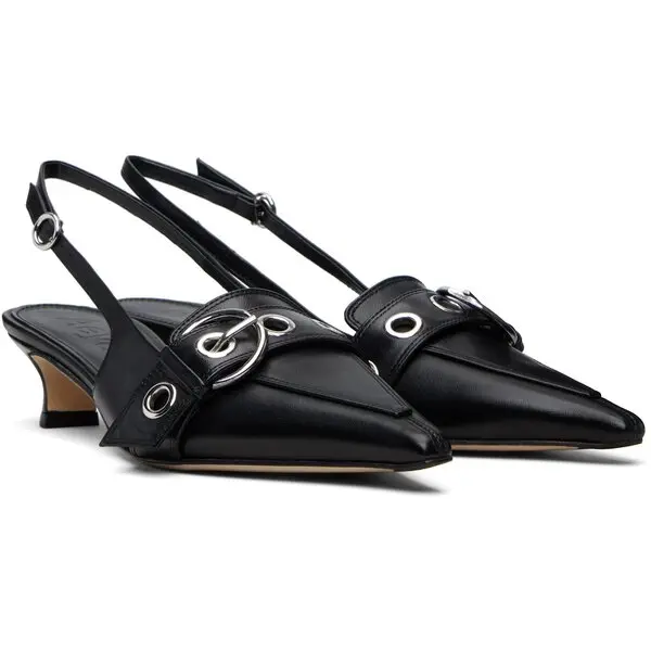 AeydĒ Davina Openwork Slingback High-heeled Sandals