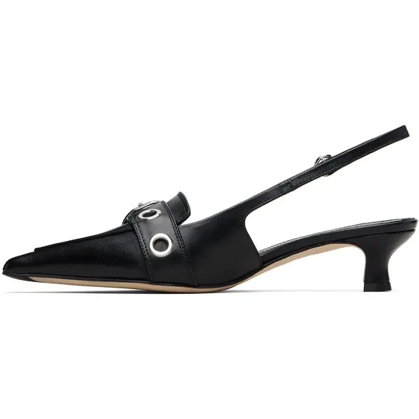 AeydĒ Davina Openwork Slingback High-heeled Sandals