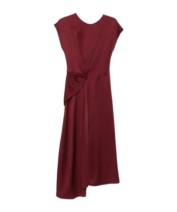 Victoria Beckham Aria Midi Dress - Red