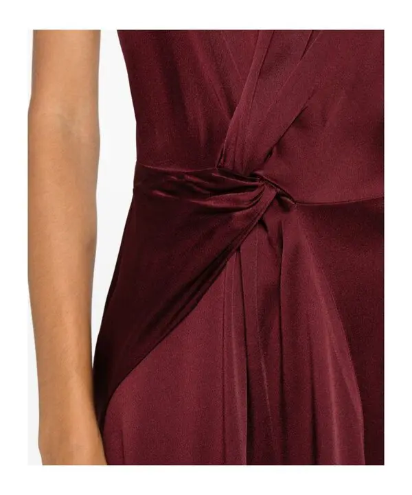 Victoria Beckham Aria Midi Dress - Red