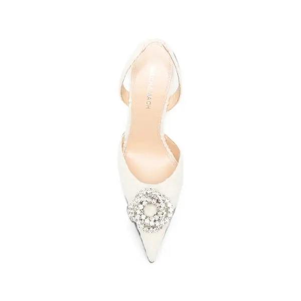 Mach & Mach Slingback Pumps With Embellished Detail