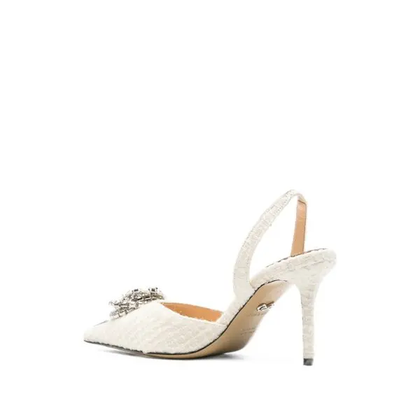 Mach & Mach Slingback Pumps With Embellished Detail