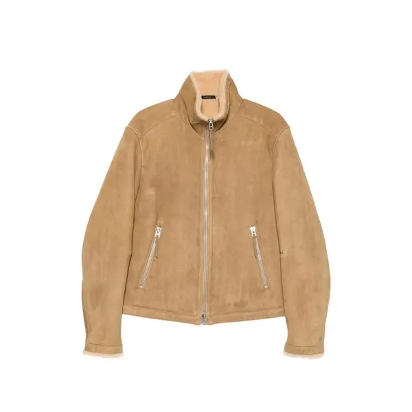 TOM FORD Jackets Leather Jackets - Brown