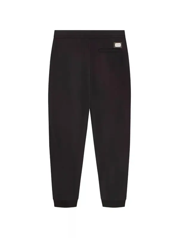 Emporio Armani Logo-plaque Track Pants - Black