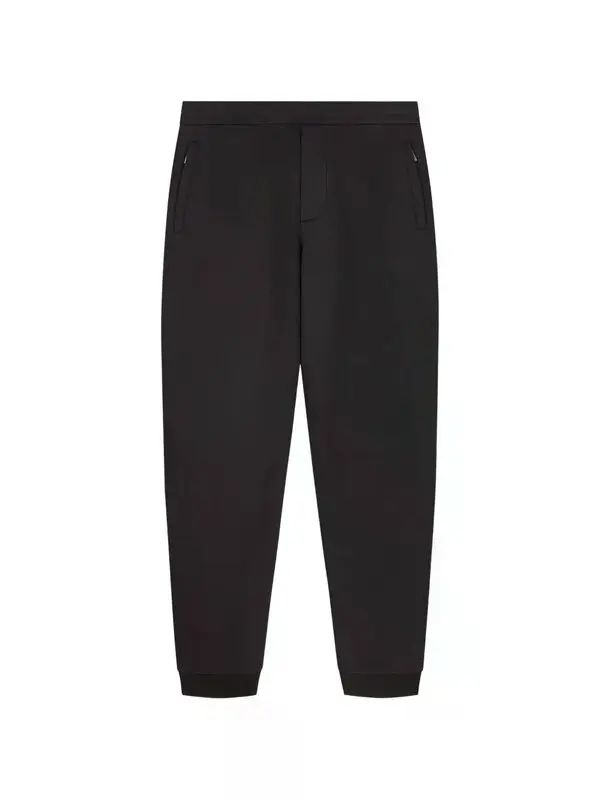 Emporio Armani Logo-plaque Track Pants - Black