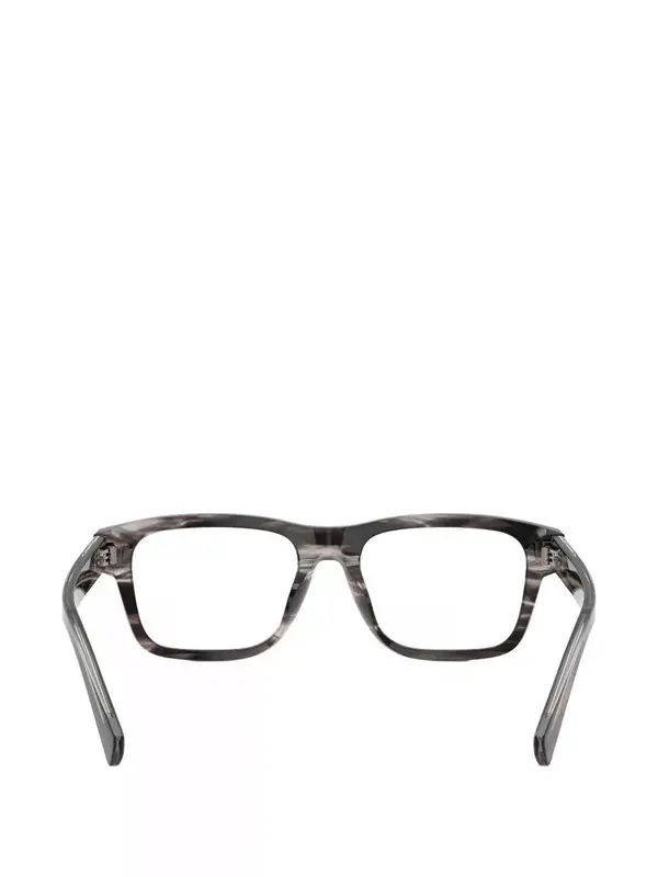 Dolce & Gabbana Chevron-patterned Rectangle-frame Glasses