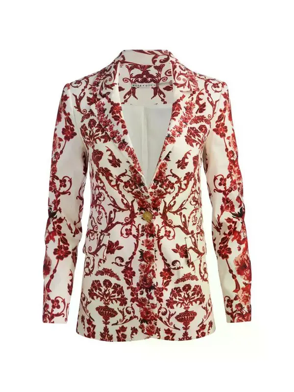 Alice + Olivia Macey Blazer - White