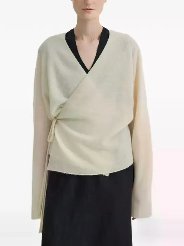 TAIGA TAKAHASHI Cashmere Wrap Cardigan