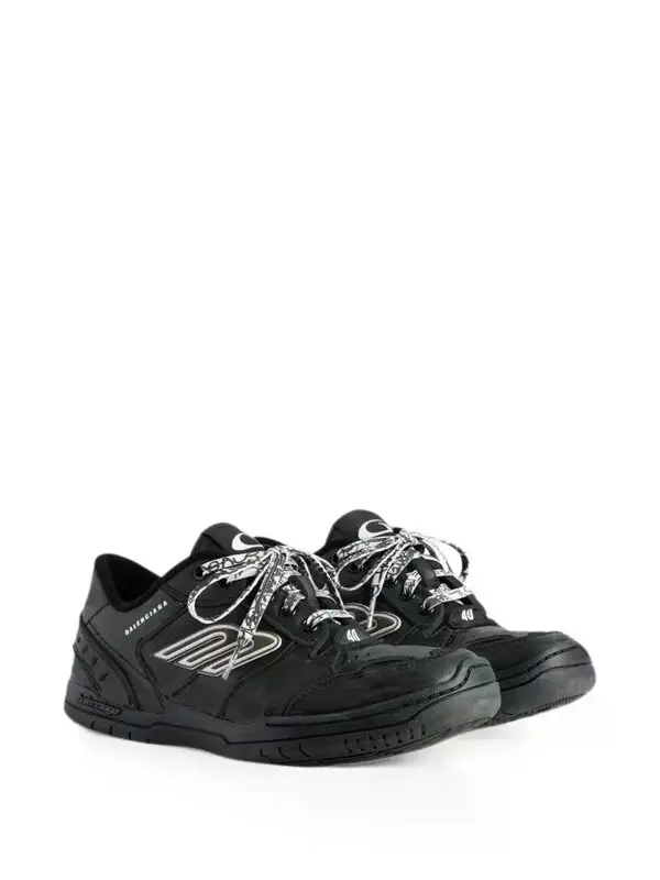 Balenciaga Hamptons Leather Sneakers