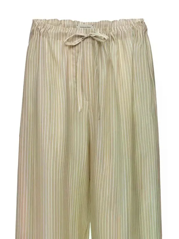 Magda Butrym Striped Cropped Trousers