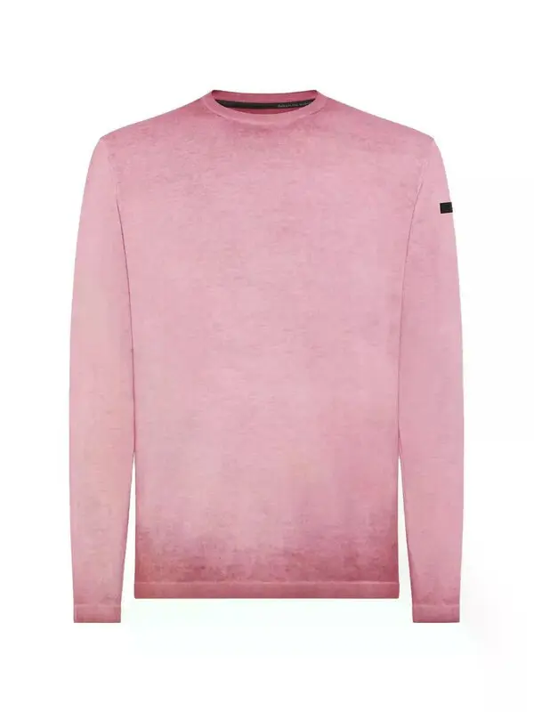 RRD Faded-effect Crew-neck Sweater - Pink