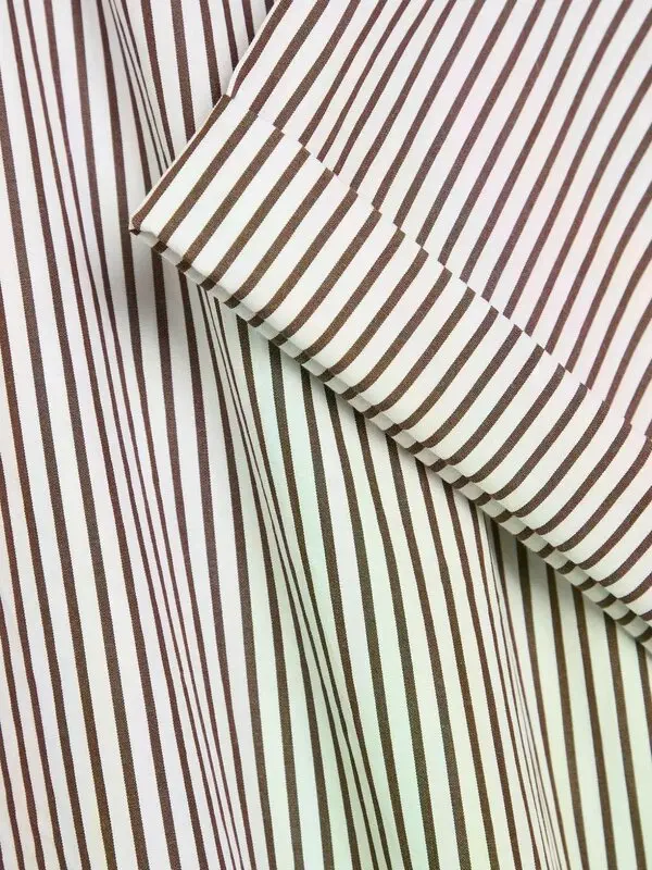 Suzie Kondi Striped Cotton Top - White