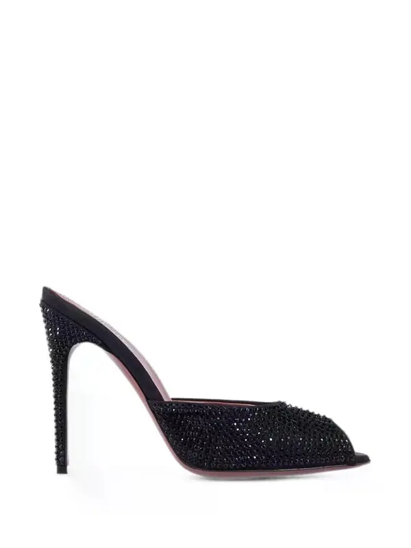 Paris Texas Vera Embellished Sandals - Black