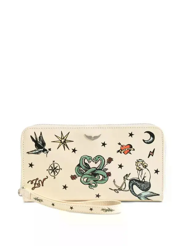 Zadig&Voltaire Compagnon Tattoo Wallet - Neutrals