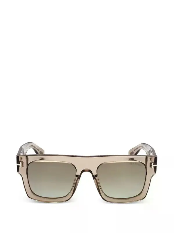 TOM FORD Fausto Square-frame Sunglasses - Brown