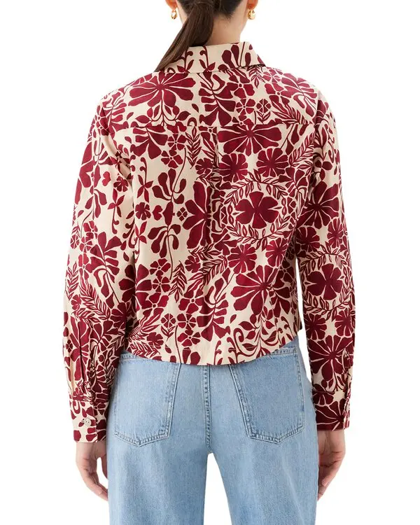 Fifteen Twenty Lena Button-up Floral Cotton Shirt