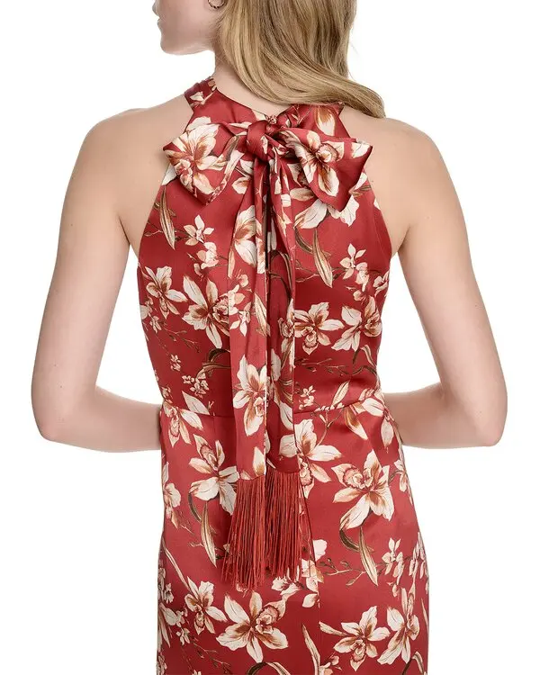 Eliza J Floral Print Midi Dress