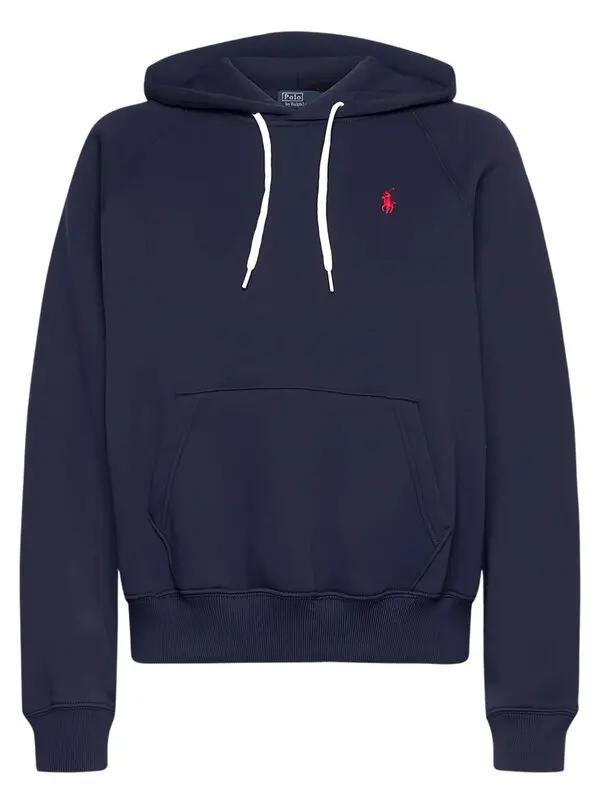 Ralph Lauren Logo Hooded Sweatshirt - Navy