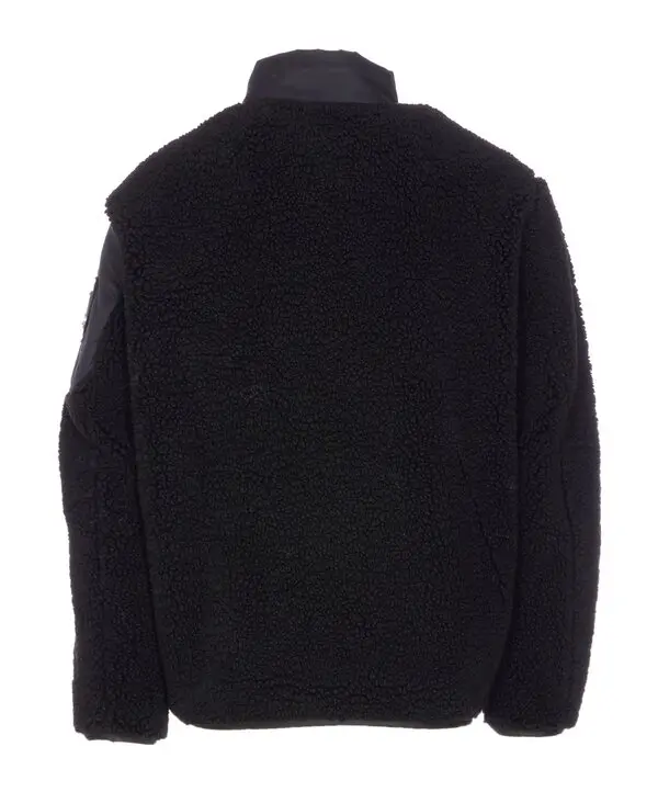 Moose Knuckles Panelled Zip-up Fleece Jacket