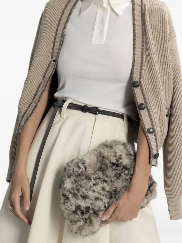 Brunello Cucinelli Sequin-embellished Ribbed Cardigan