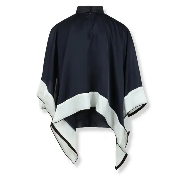 Sacai Draped Cape Effect Blouse