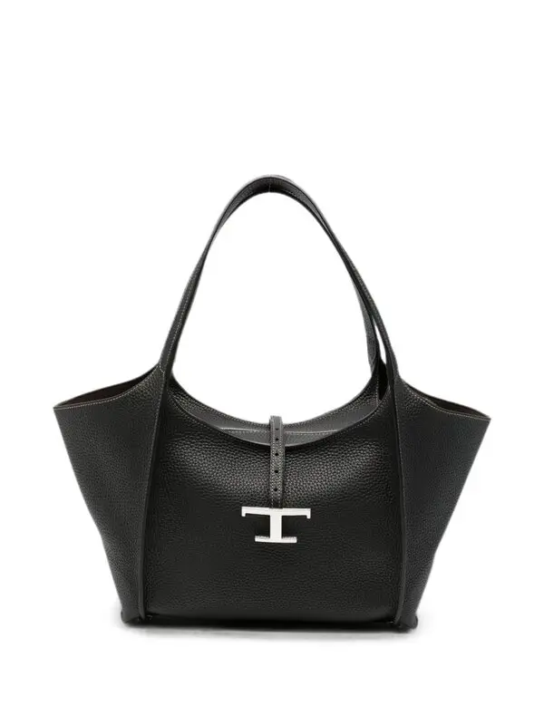 TOD'S T Timeless Small Leather Tote Bag