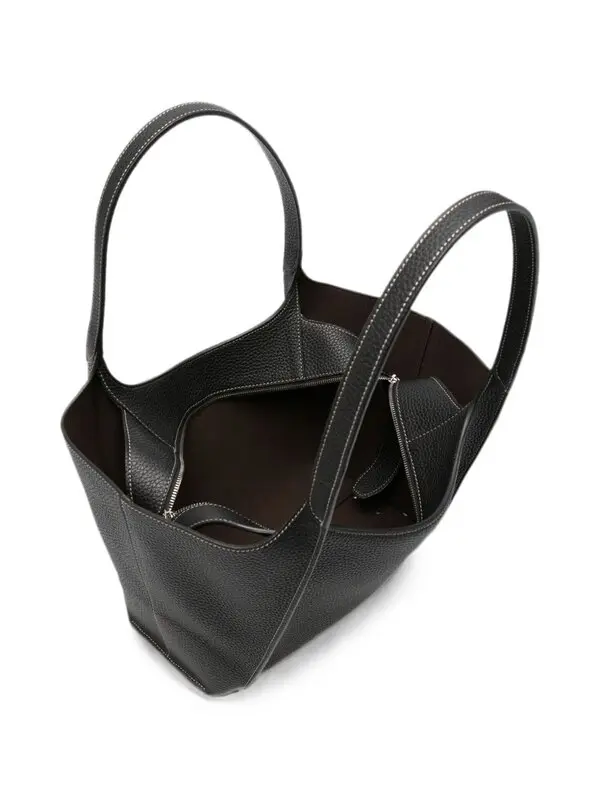 TOD'S T Timeless Small Leather Tote Bag