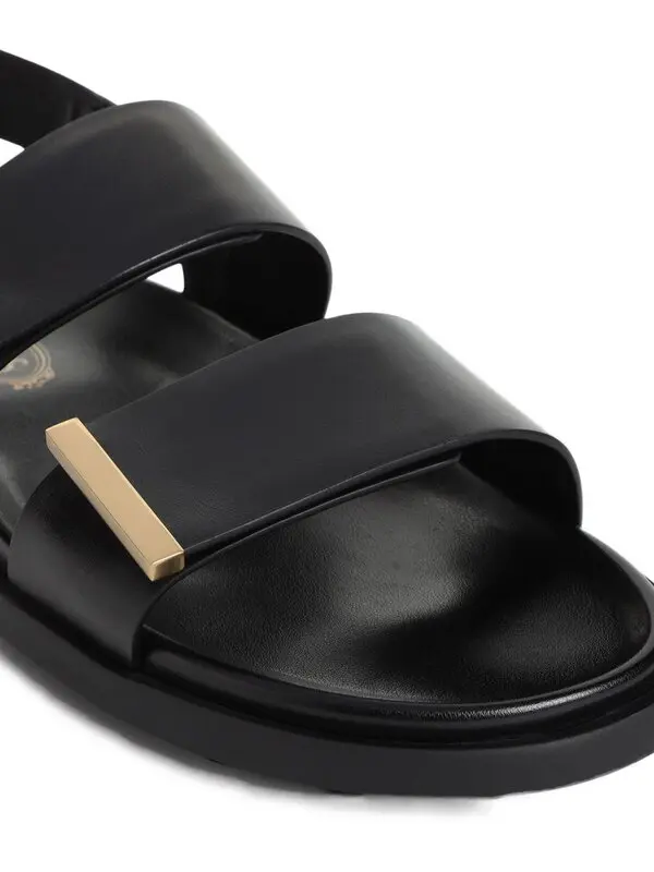 TOD'S Leather Slingback Sandals