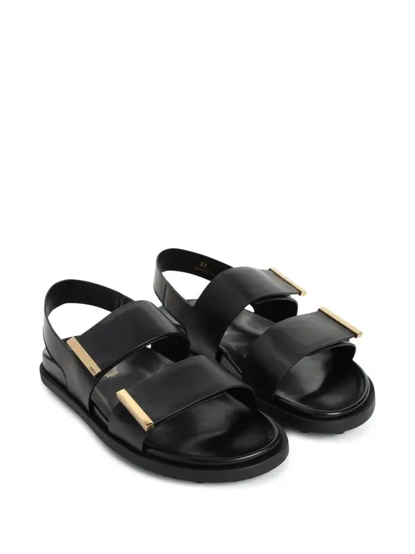 TOD'S Leather Slingback Sandals