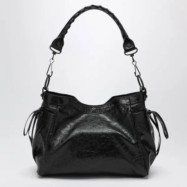 Balenciaga Small Le City Bucket Bag In Lambskin - Black