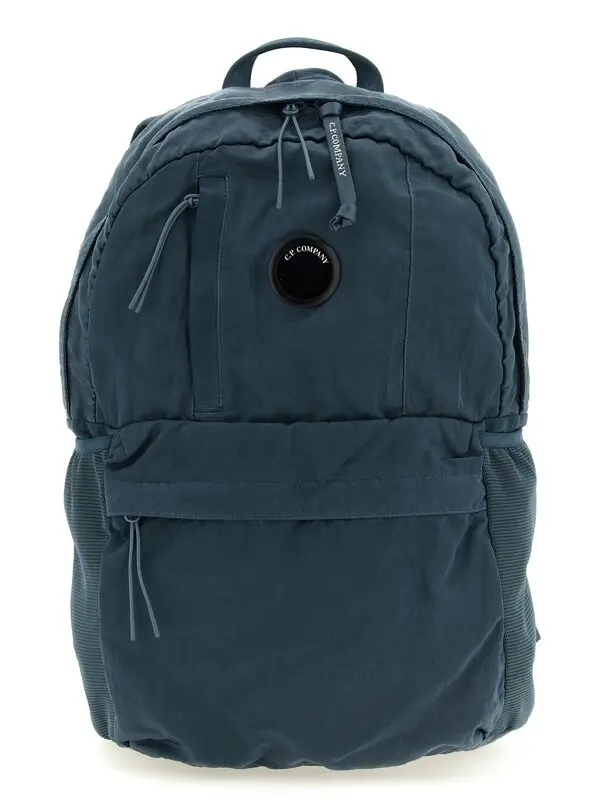 C.P. COMPANY Nylon B Backpack With Lens Detail - Blue