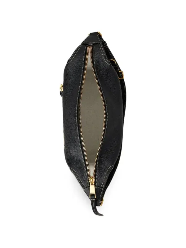 TOD'S Metal Dots Shoulder Bag In Leather Mini - Black