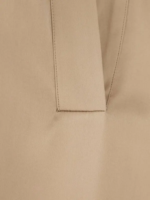 TOM FORD Silk Satin Long Sleeve Polo - Multicolor