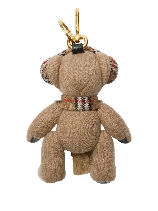 Burberry Thomas Bear Charm With Check Scarf And Earmuffs - Multicolor