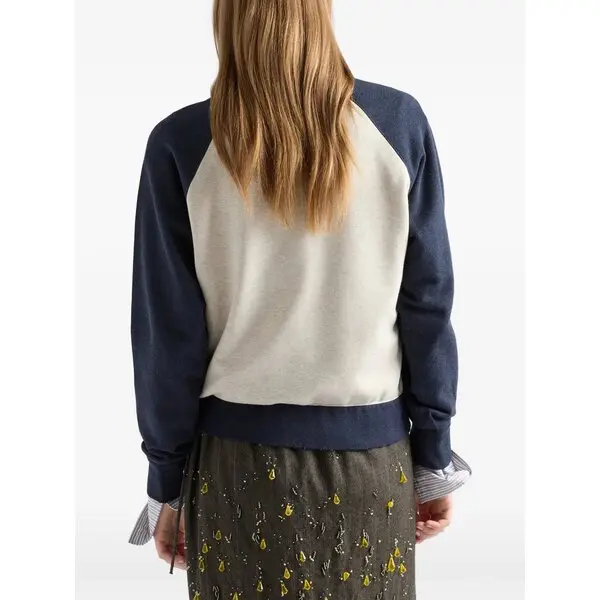 Prada Cotton Sweatshirt With Archive Logo
