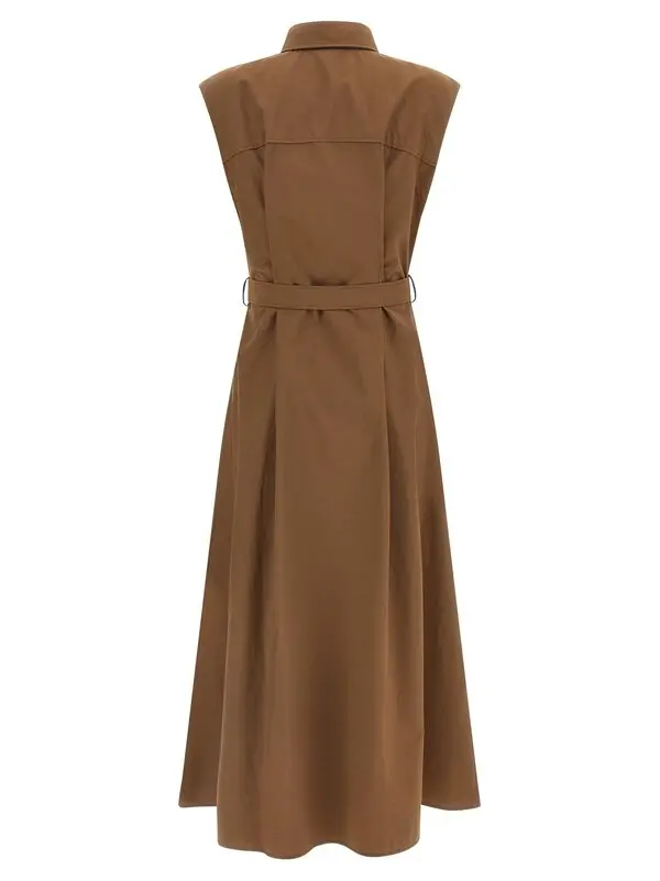 Brunello Cucinelli Chemisier Dress - Brown